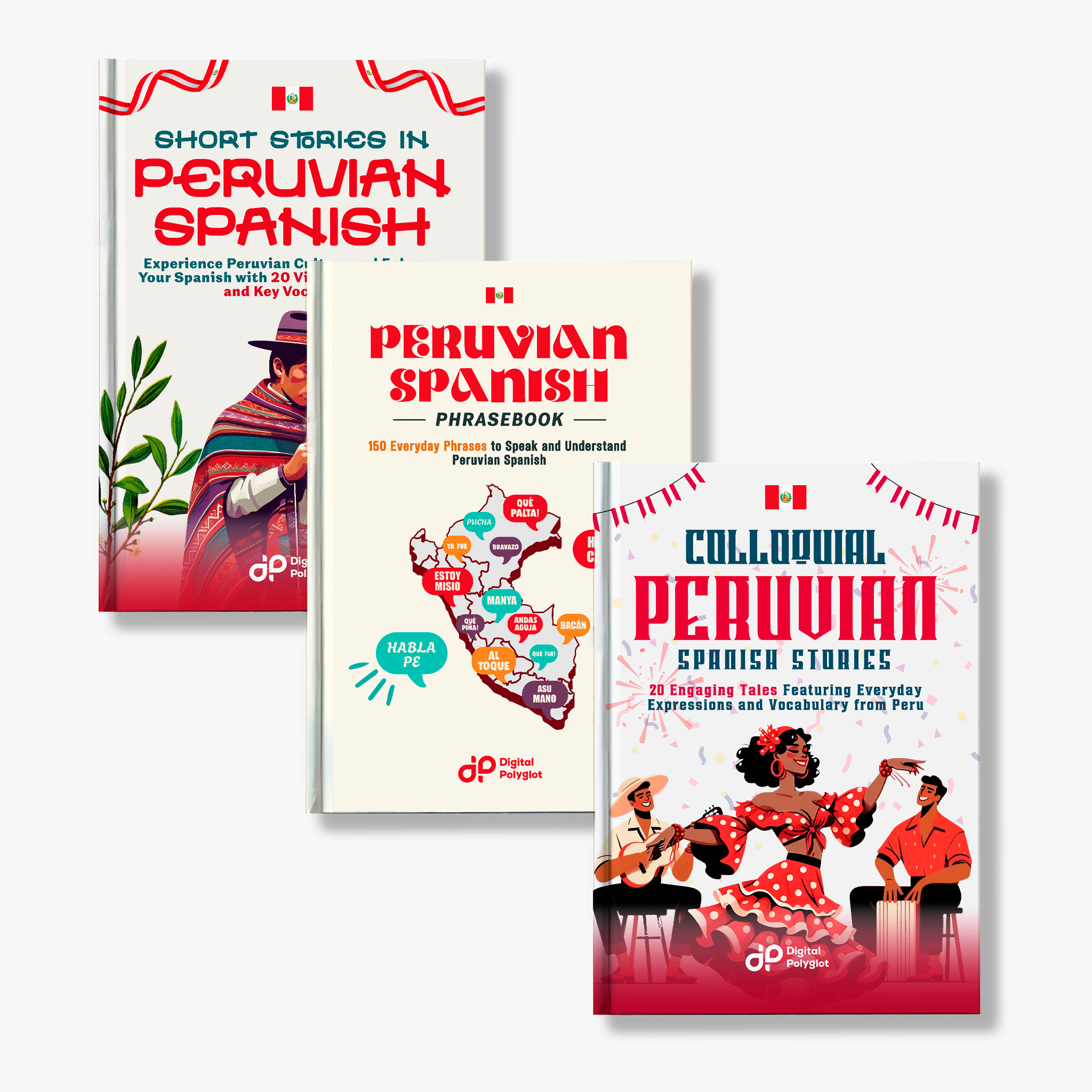 Peruvian Spanish Essentials: Phrasebook + Stories + Slang Bundle ...